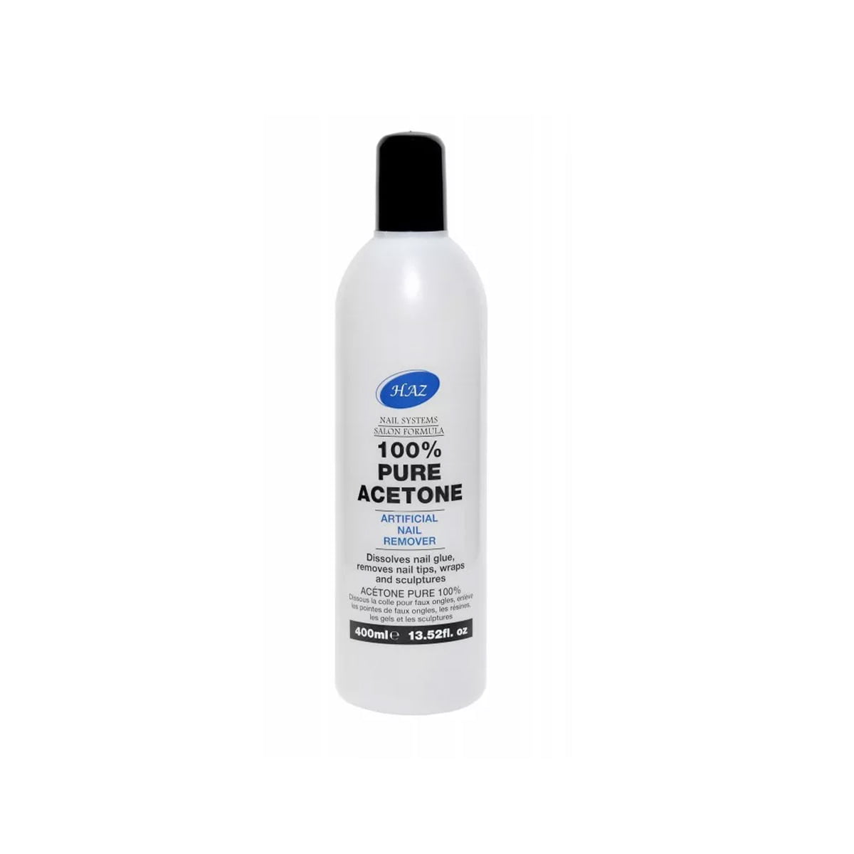 Haz 100% Pure Acetone 400ml – Beauty Cave